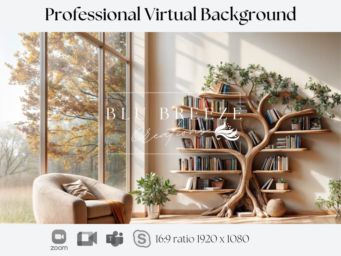 Zen Virtual Background Peaceful for Zoom Teams Webex Skype Google Meet ...