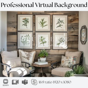 Cozy Book Nook Virtual Background | Compatible With Zoom, Teams, Webex ...