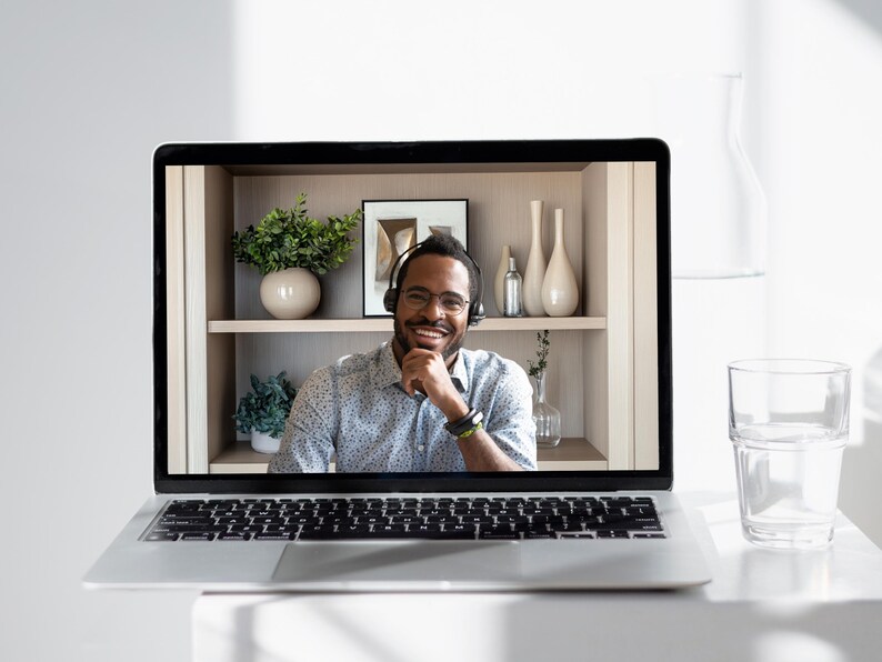 Minimalist Virtual Background for Video Calls - Zoom Google Meet Teams ...