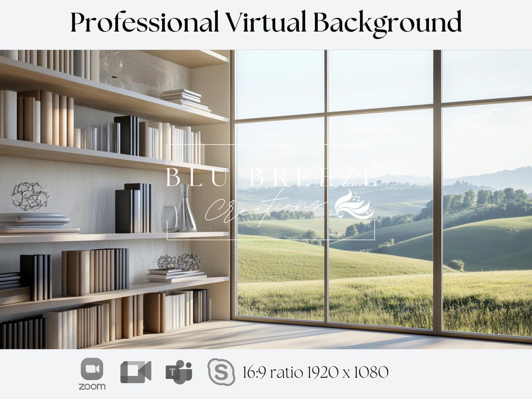 Professional Virtual Backgrounds: Scenic & Country Views (digital ...