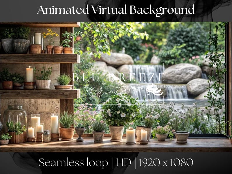 Zoom Animated Virtual Background | Compatible With Zoom, Google Meet ...