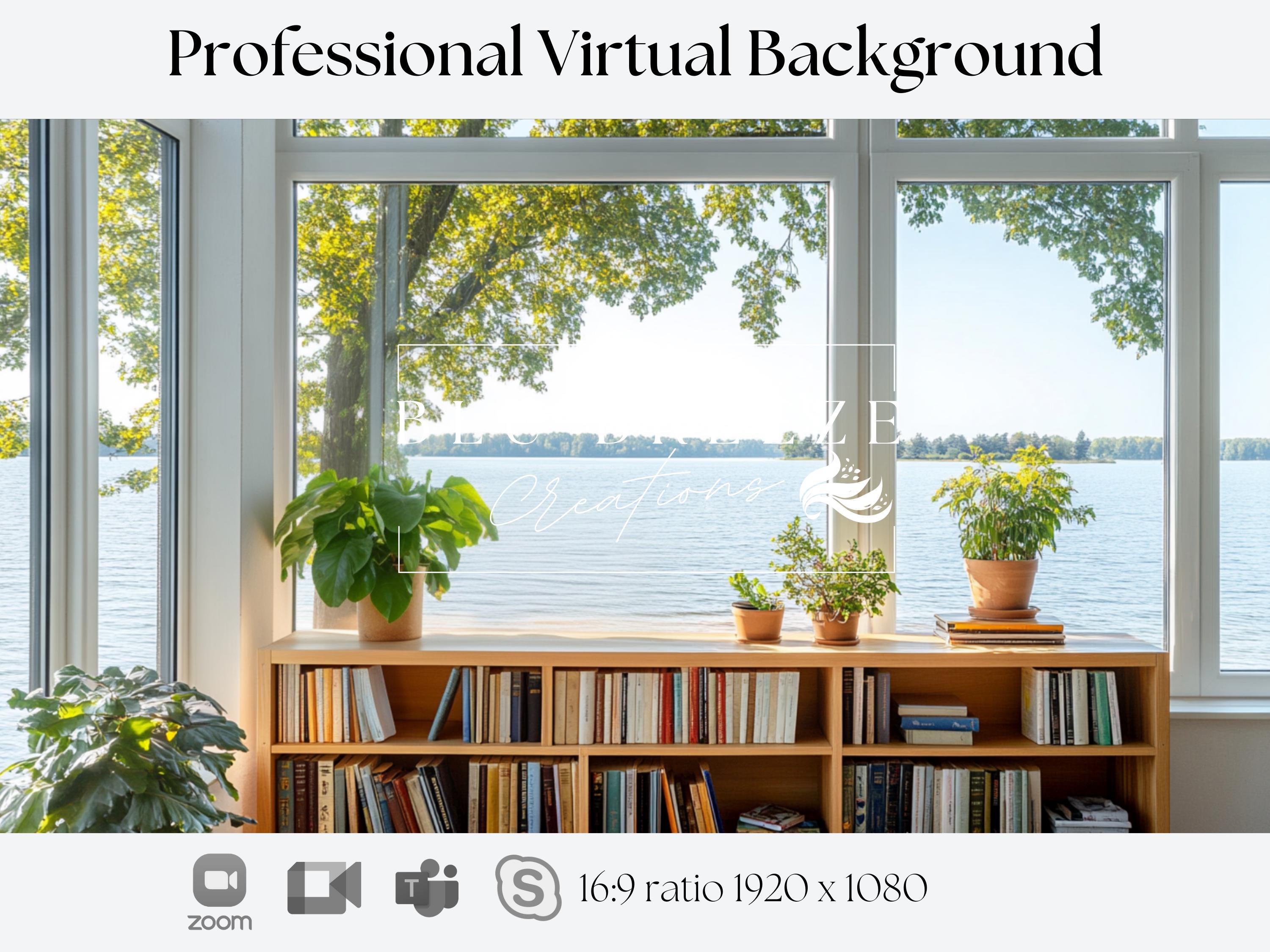 Lake House Virtual Background Compatible With Zoom, Teams, Webex, Skype ...