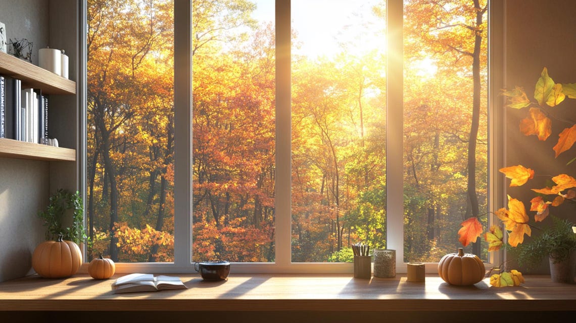 Fall Virtual Background | Compatible With Zoom, Teams, Webex, Skype ...