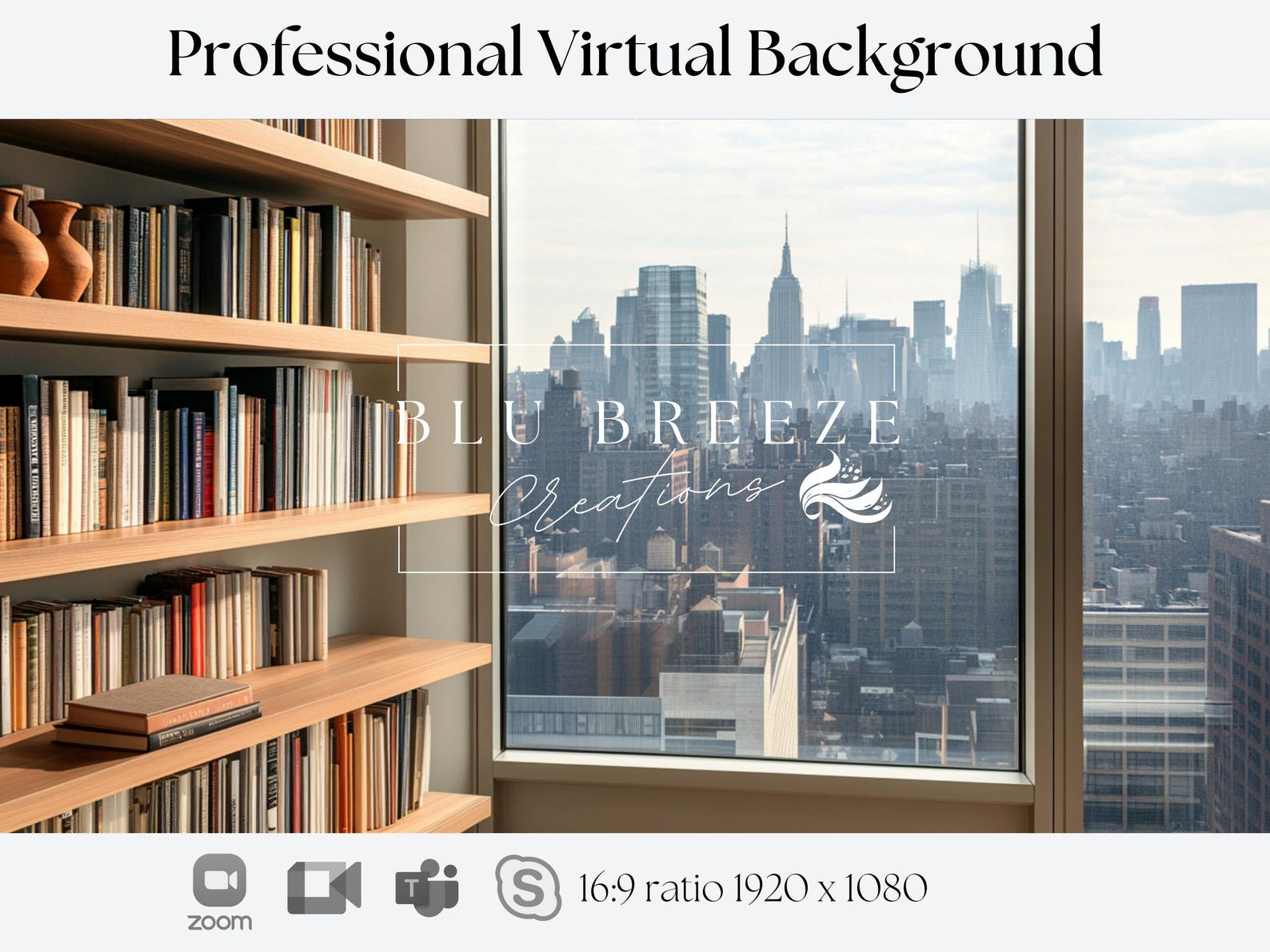 City Background for Zoom, Teams, Skype, and Google Meet | Backdrop for ...