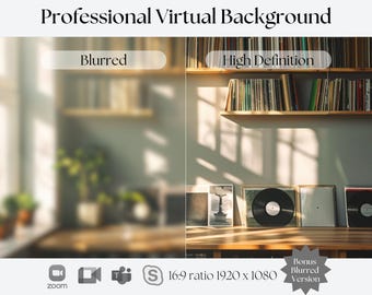 Virtual Background Compatible With Zoom, Teams, Webex, Skype, Google ...