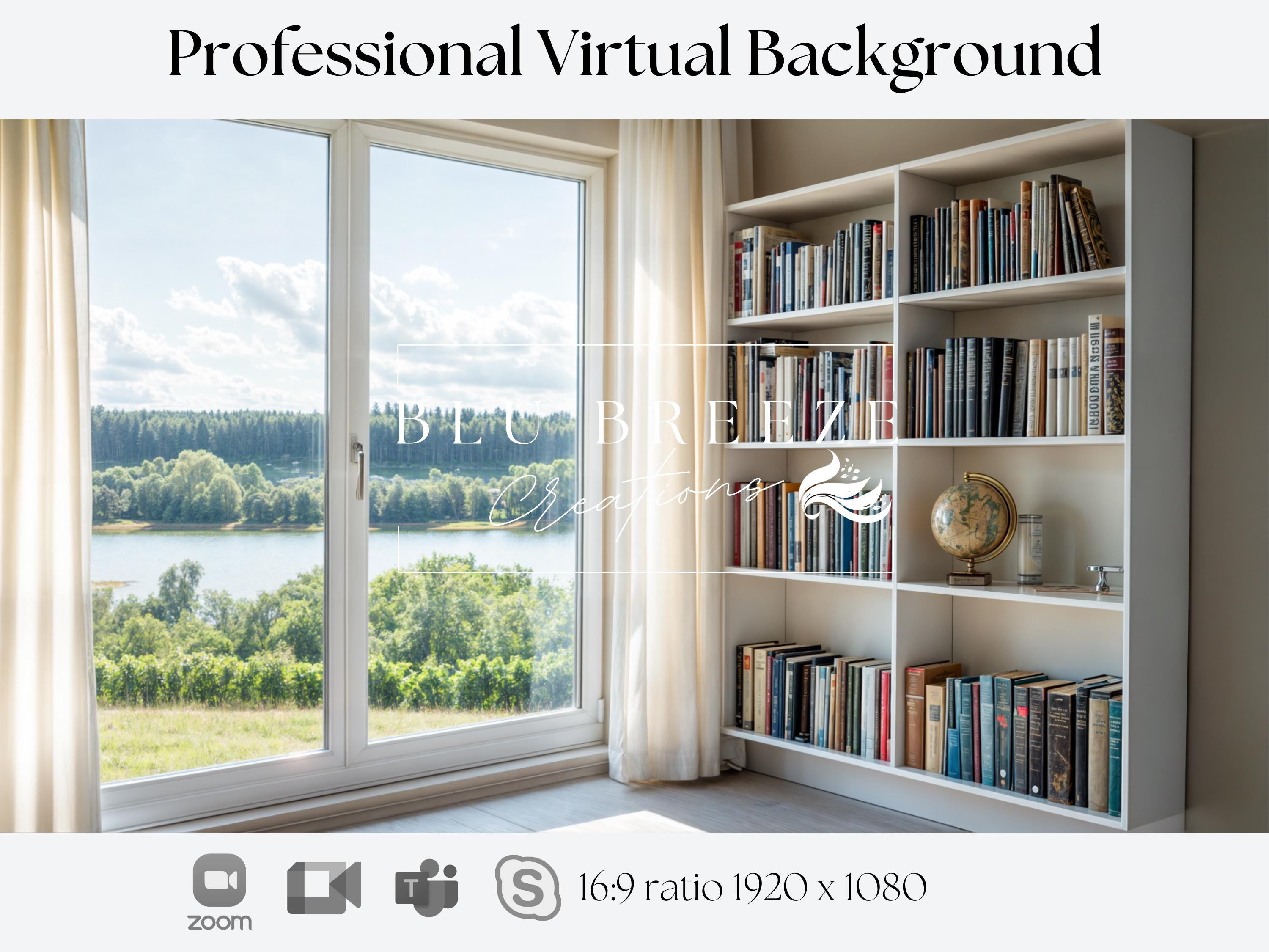 Zoom Background for a Bright and Open Office – Virtual Background for ...
