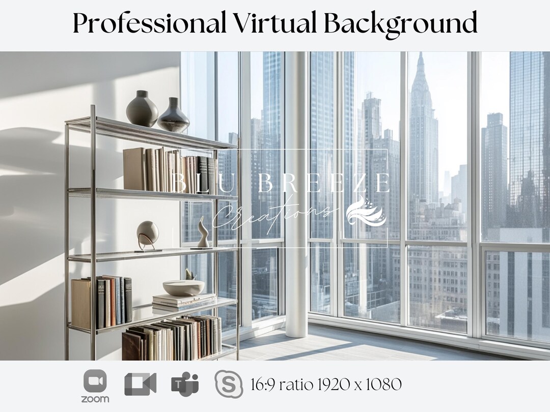 City Background for Zoom, Teams, Skype, and Google Meet | Backdrop for ...