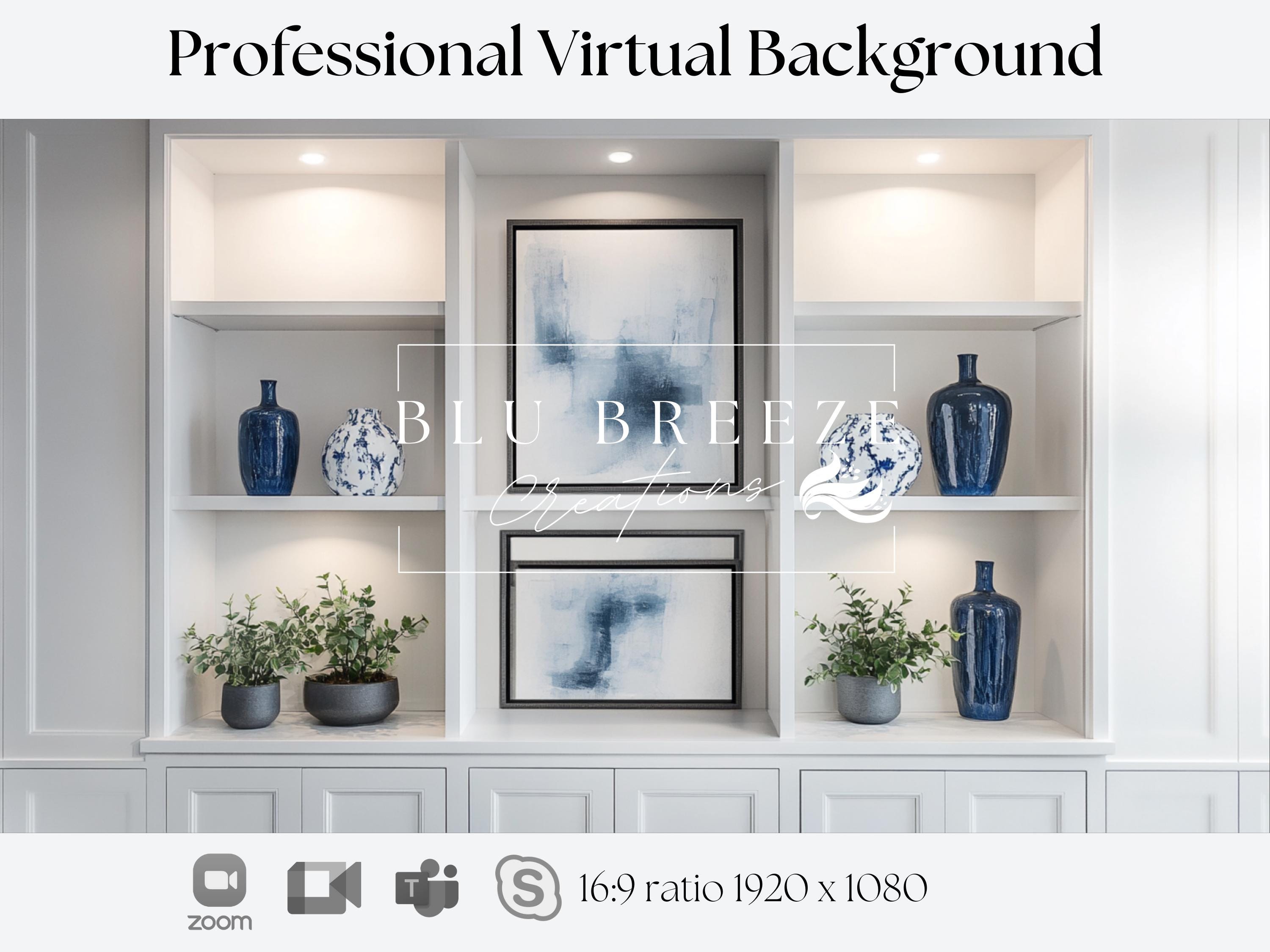 10 Contemporary Virtual Backgrounds Clean Office Collection for Google ...