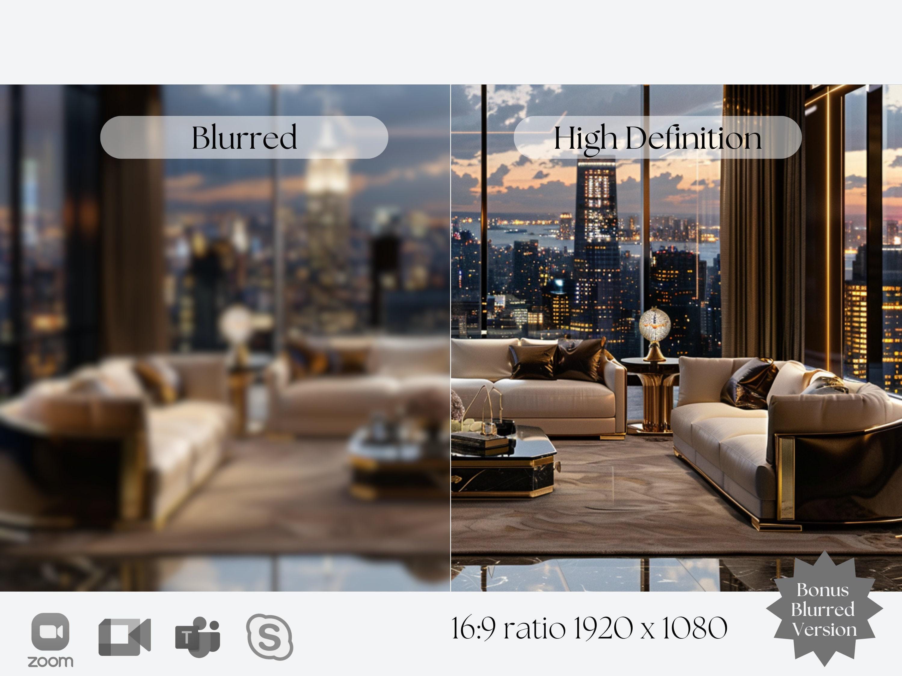 Virtual Background | City Skyline | Compatible With Zoom, Teams, Webex ...