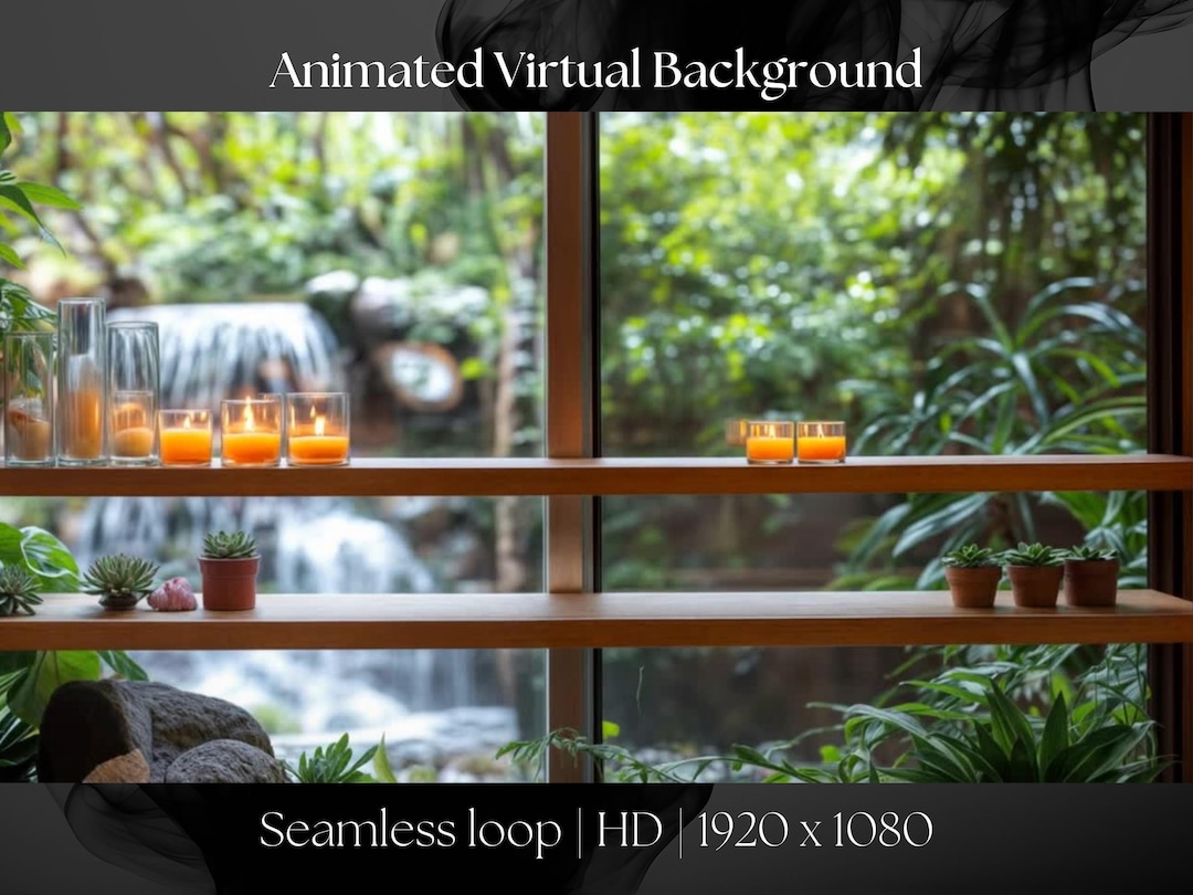 Calm Nature Animated Virtual Background for Zoom, Google Meet ...