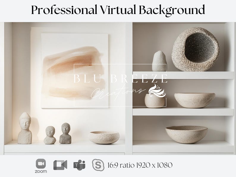 Zoom Virtual Background Office Themed Video Call Background for Zoom ...
