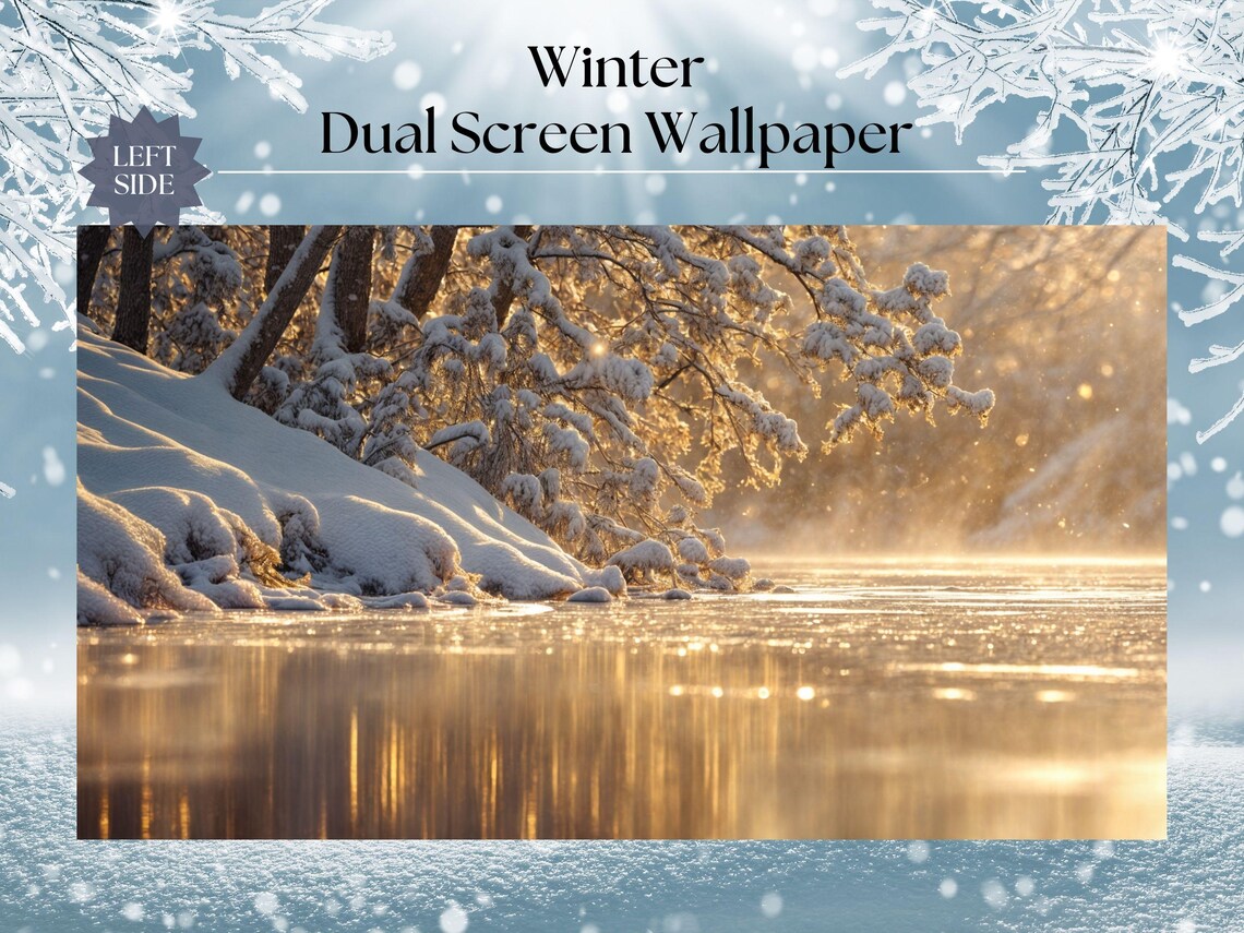 Winter-themed Ultrawide and Dual Monitor Wallpaper High-resolution ...