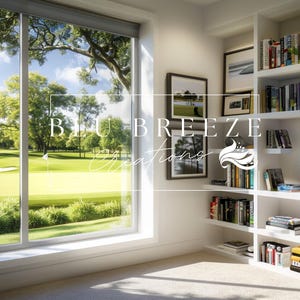 Golf Course Office Background Compatible With Zoom, Teams, Webex, Skype ...