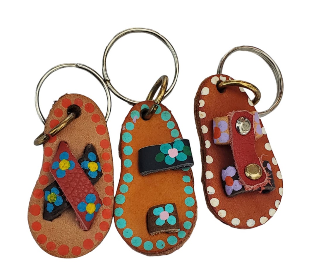 Handmade Boho Flipflop Handmade Set of 3 MEXICAN LEATHER Sandals ...