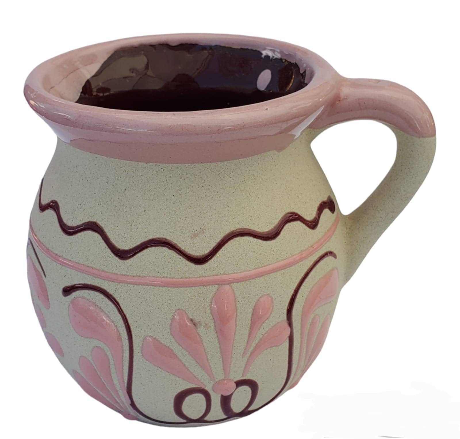 Mexican Mugs Clay Mexican Cups Floral Mugs Artsenal Mugs Taza MEXICANA ...