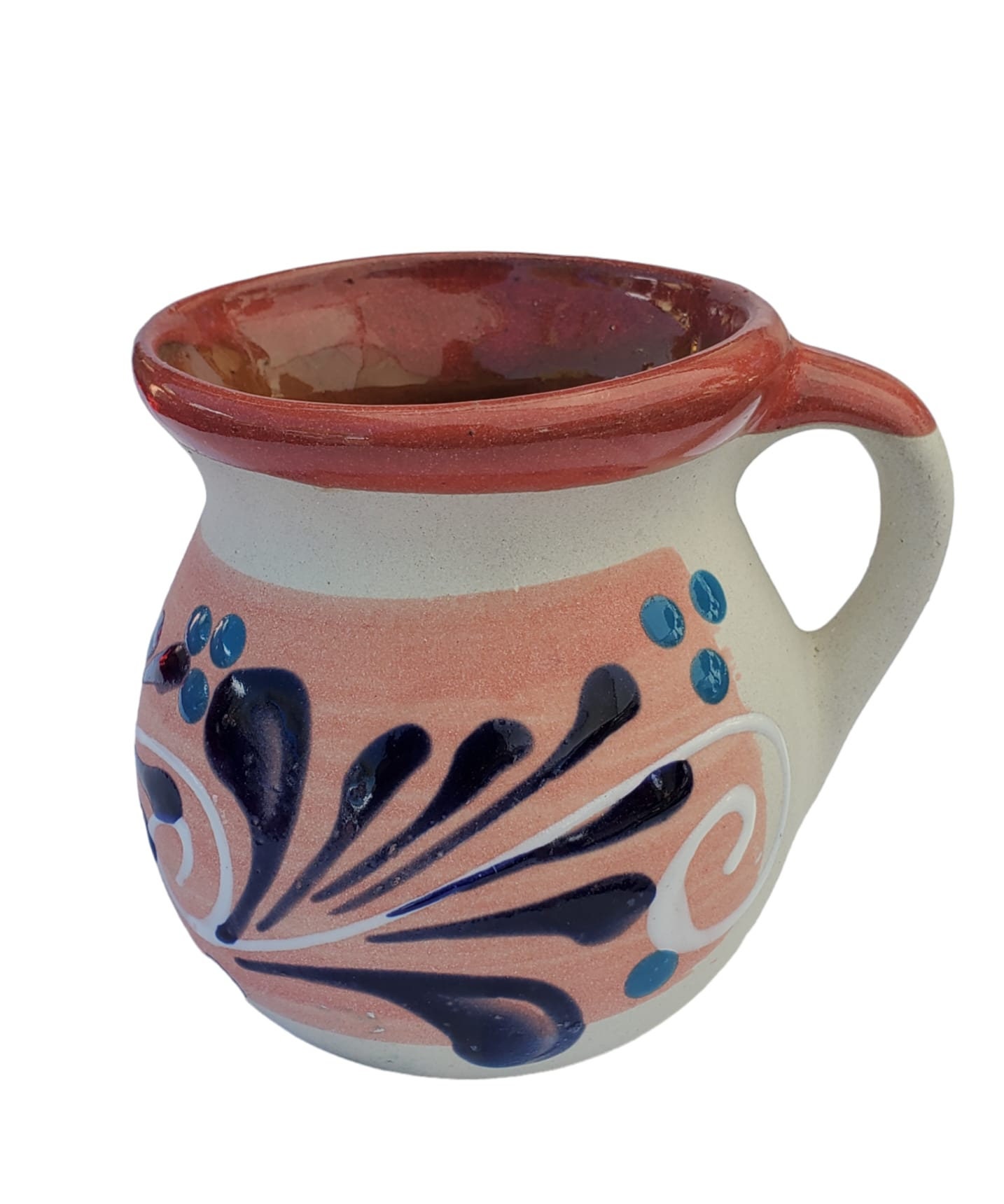 Mexican Mugs Clay Mexican Cups Floral Mugs Artsenal Mugs Taza MEXICANA ...