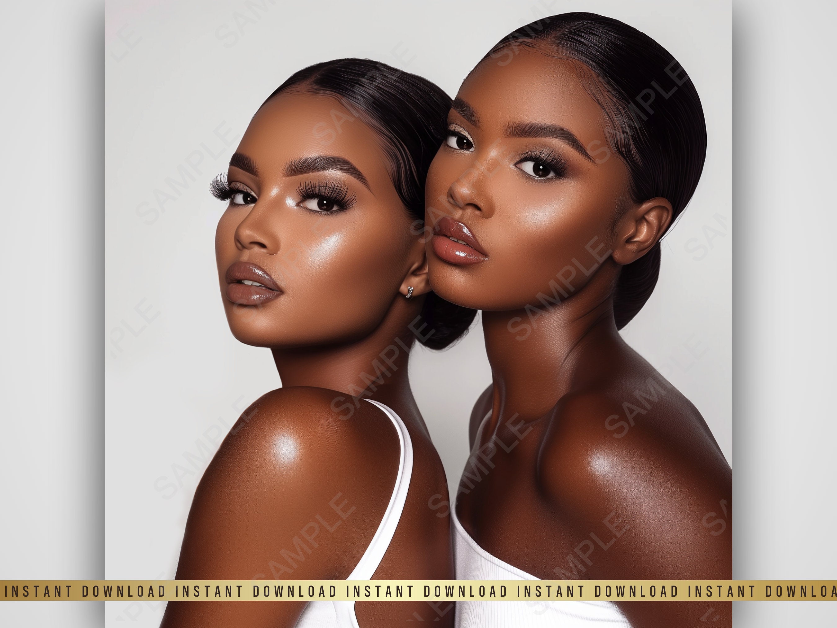 Beauty Stock Photos, Brow Lash Makeup Stock Images, Black African ...