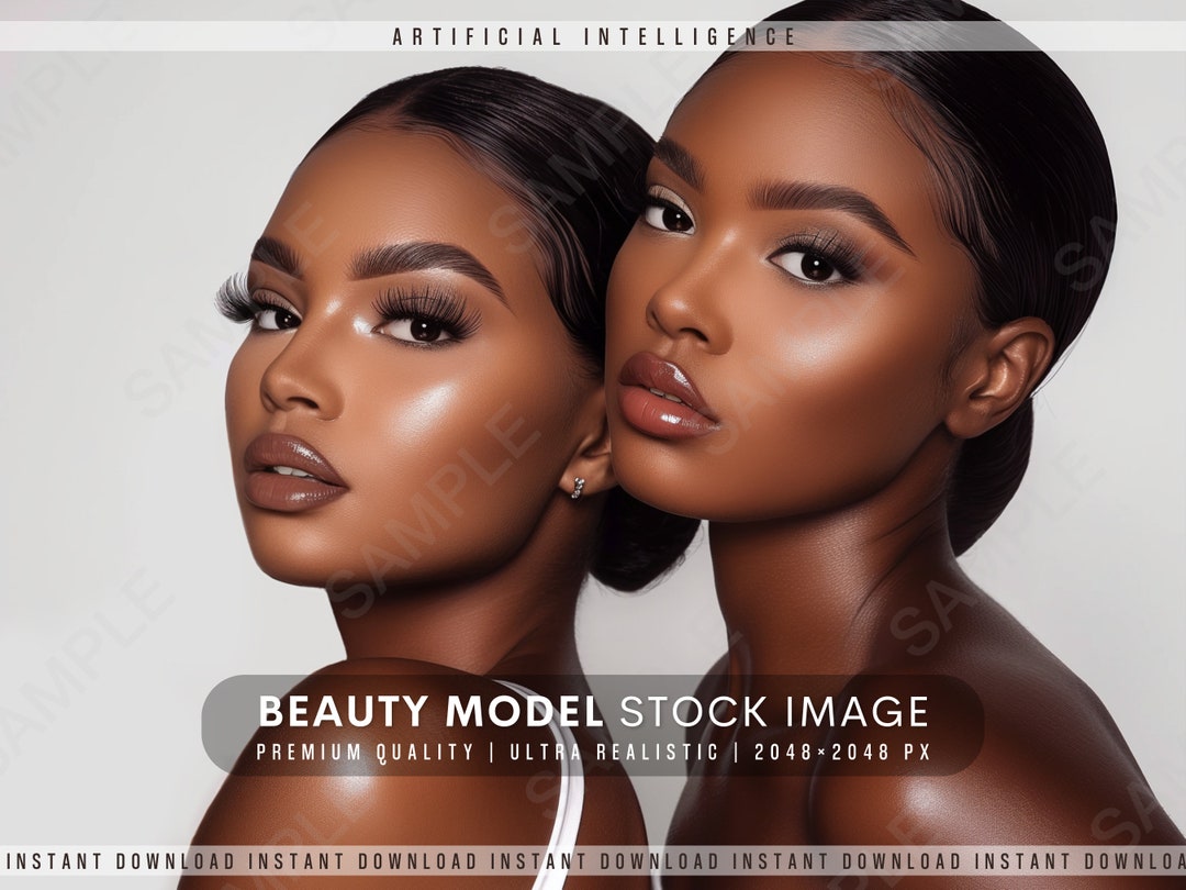 Beauty Stock Photos, Brow Lash Makeup Stock Images, Black African ...