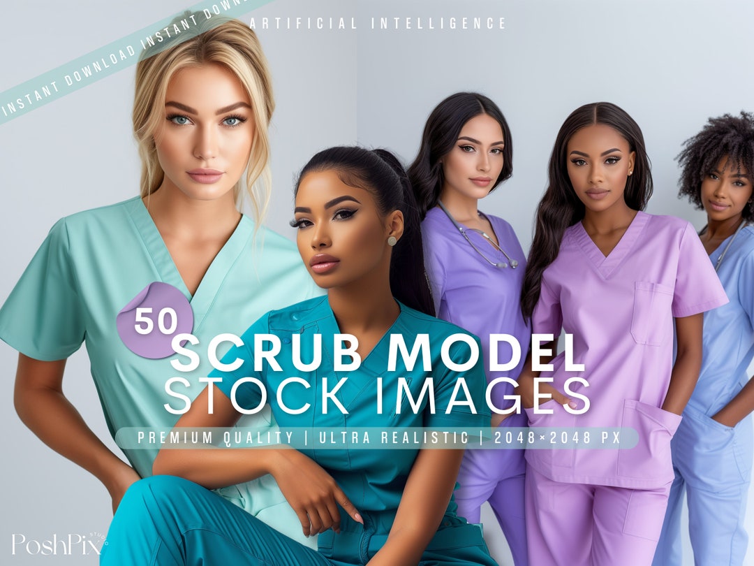 Scrub Model Stock Photos (50), Clinic, Med Spa, Salon , Nurse Beauty ...