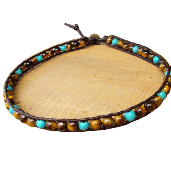 Leather Anklets - Etsy