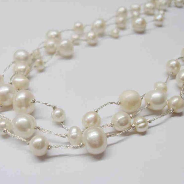 Silk Thread Necklace - Etsy