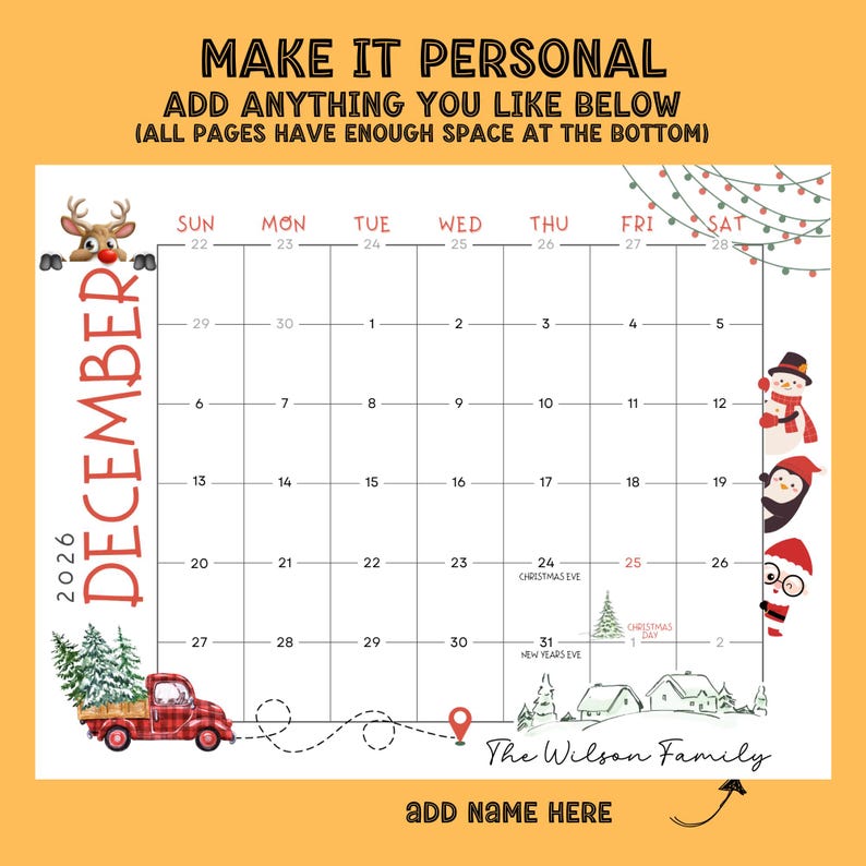 Printable Calendars, Printable Kids Calendars, 2026 Calendars ...