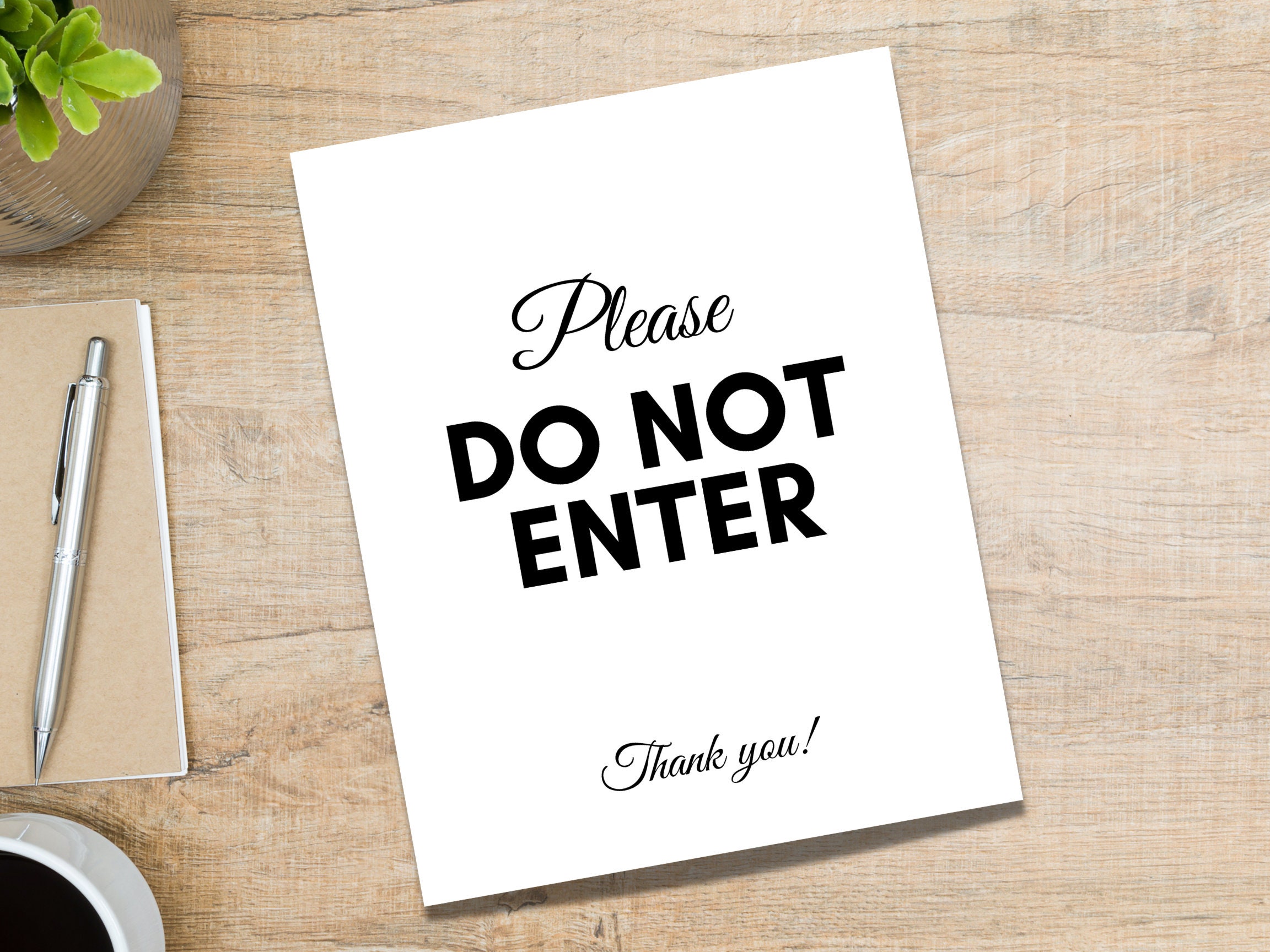 Please Do Not Enter Sign - Etsy