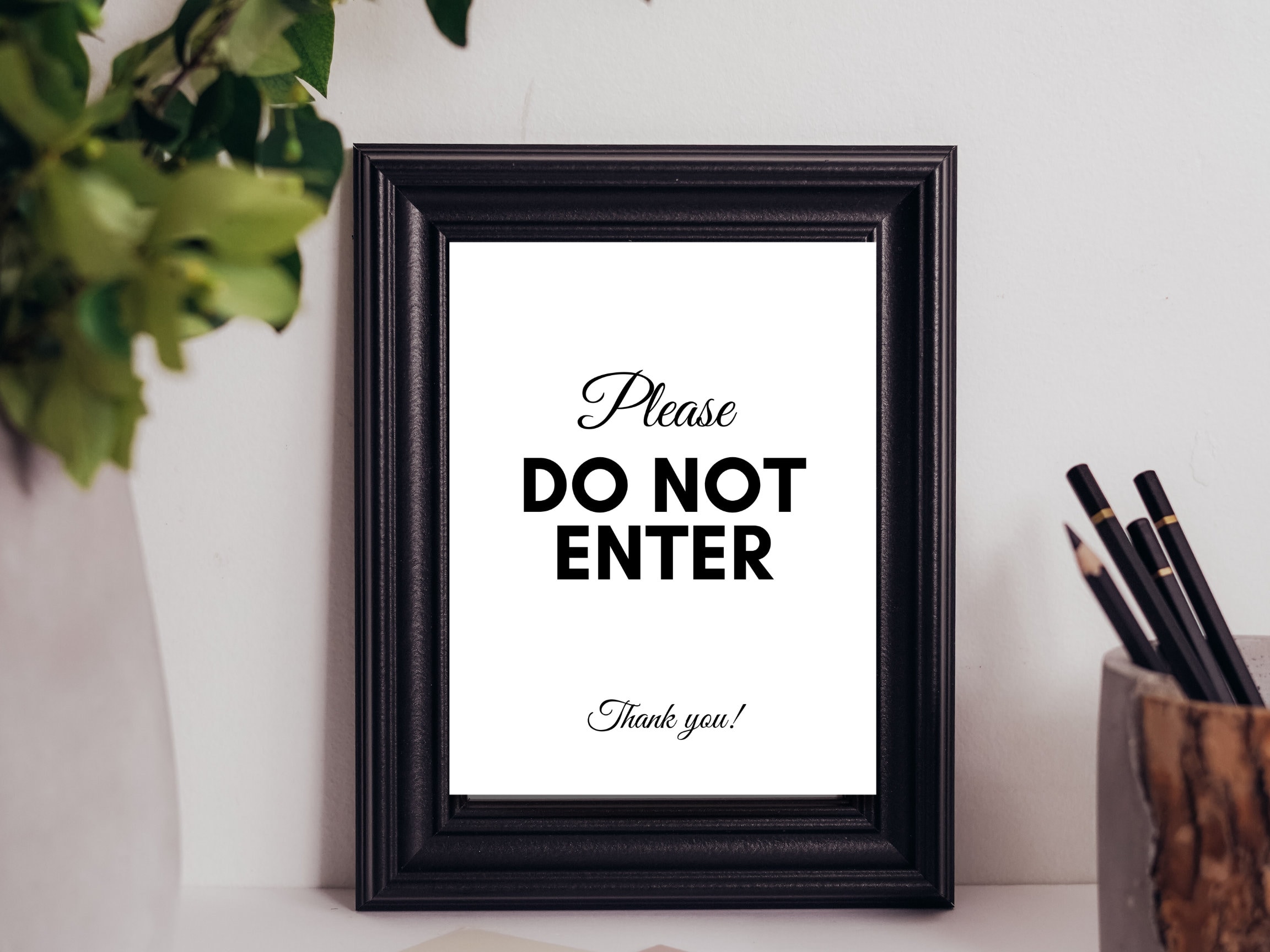 Please Do Not Enter Sign - Etsy