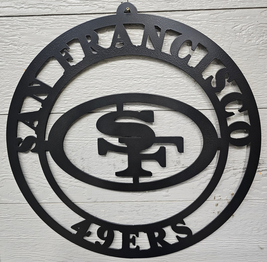 San Francisco 49ers Metal Wall Art,garage Art, Super Bowl Metal Art ...