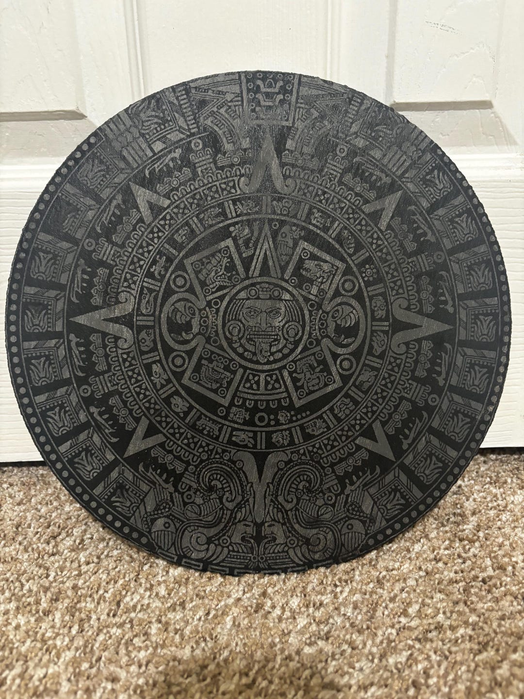12 Glow in the Dark Aztec Calendars for Home Decor. - Etsy
