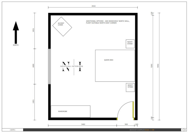 Interior Design Consultation Moodboard, Price Plan, Layout Floorplan - Etsy