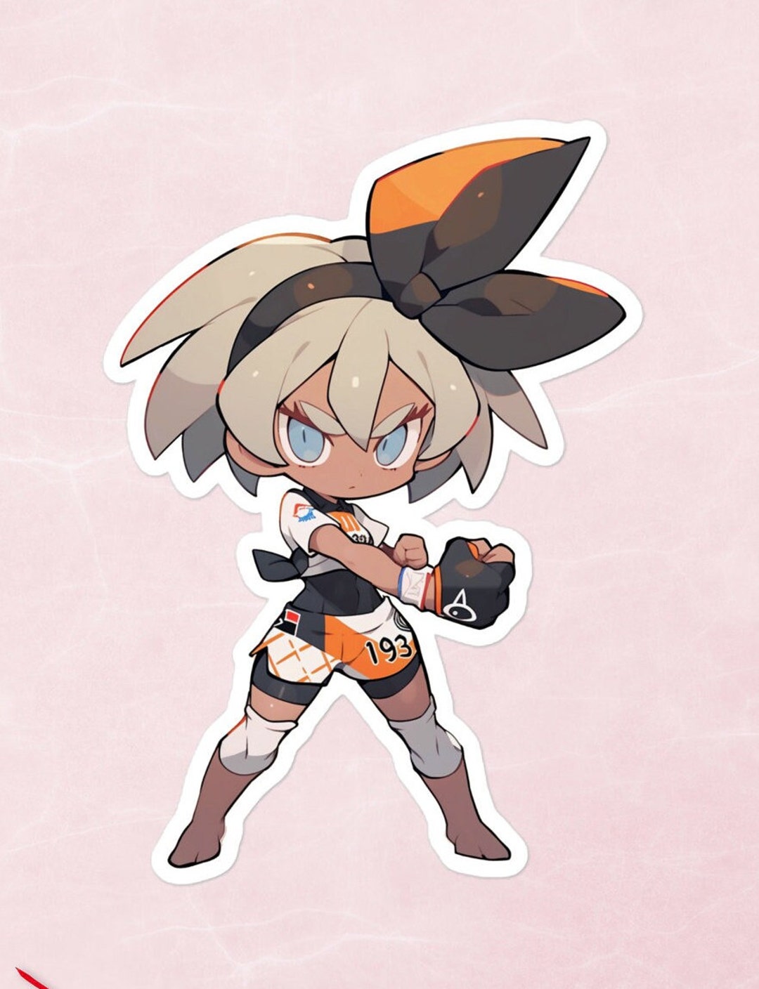 Bea Gym Leader Pokemon Sticker Fan Art - Etsy
