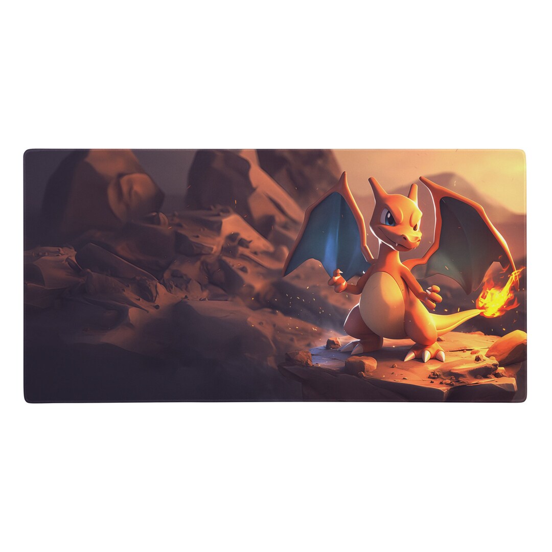 Charizard 3D Gaming Mousepad Pokemon Fan Art - Etsy