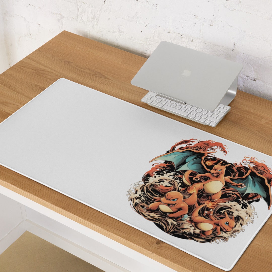 Charizard, Charmander, and Charmeleon Gaming Mouse Pad Fire Evolution ...