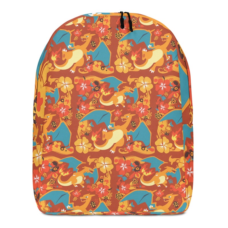 Charizard Hawaiian Style Backpack Vibrant and Unique Pokémon-inspired ...