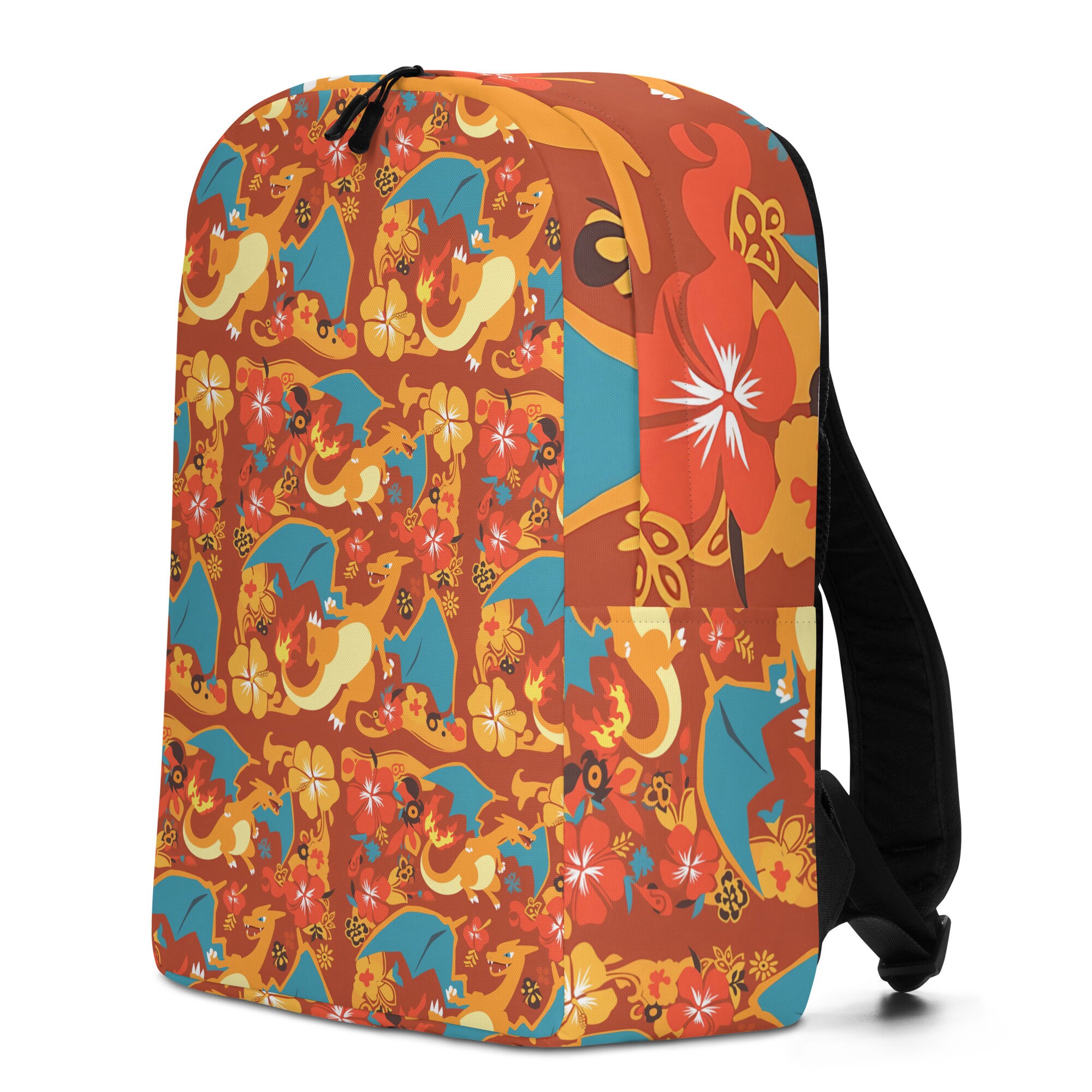 Charizard Hawaiian Style Backpack Vibrant and Unique Pokémon-inspired ...