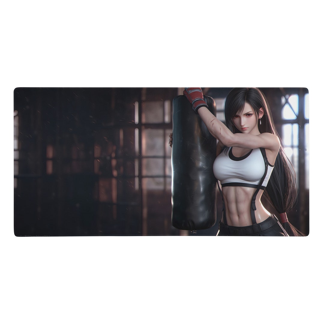 Tifa Lockhart & Punching Bag Final Fantasy Gaming Mousepad Gamer Desk Decor - Etsy