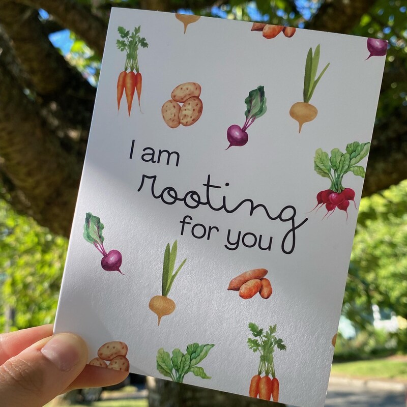 Rooting for You Carrot - Etsy