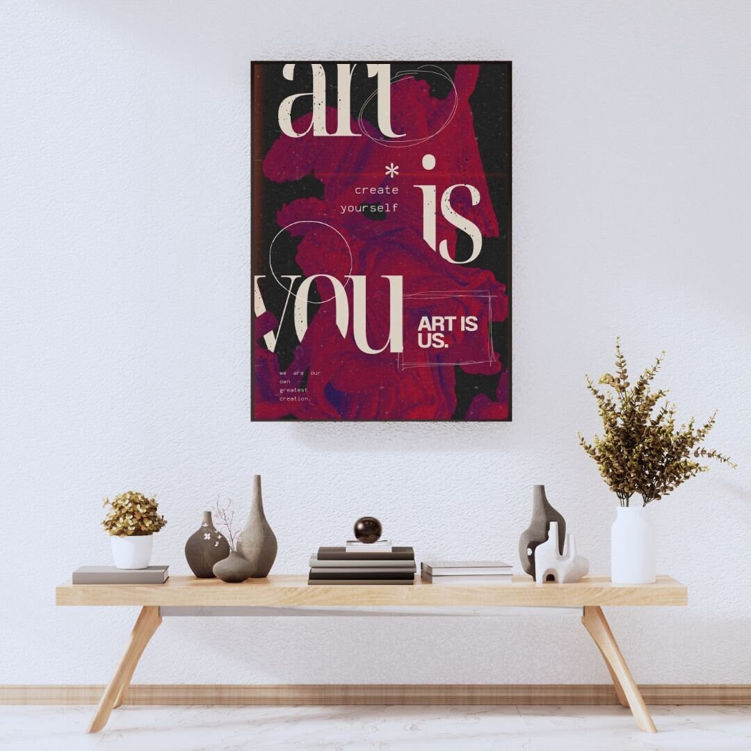 Modern Wall Art Print Trendy Poster Street-style Retro Grunge ...