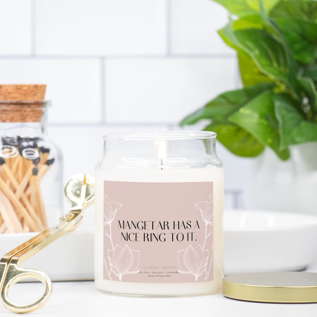 Mangetar Has a Nice Ring to It Candle | Engagement Gift - Etsy