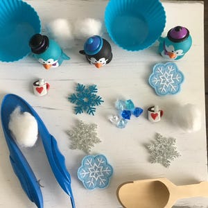 Winter Sensory Bin - Etsy