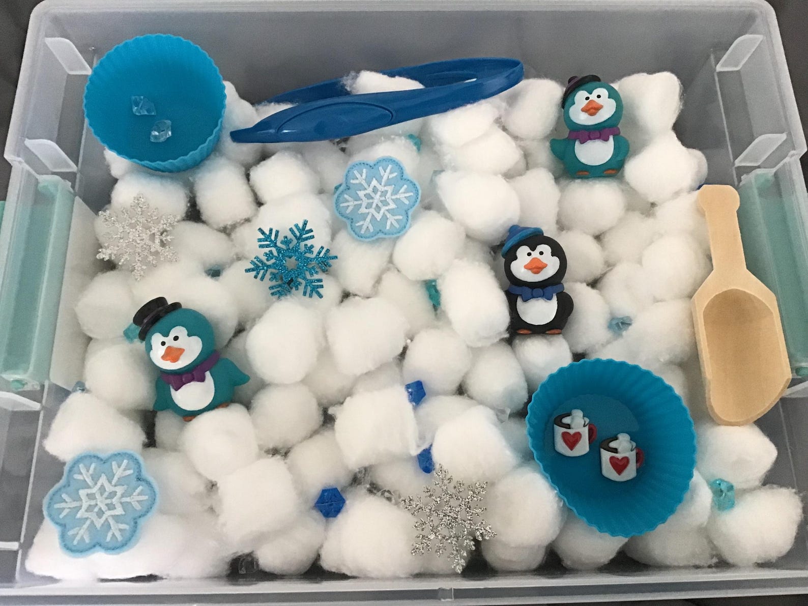 Winter Sensory Bin - Etsy