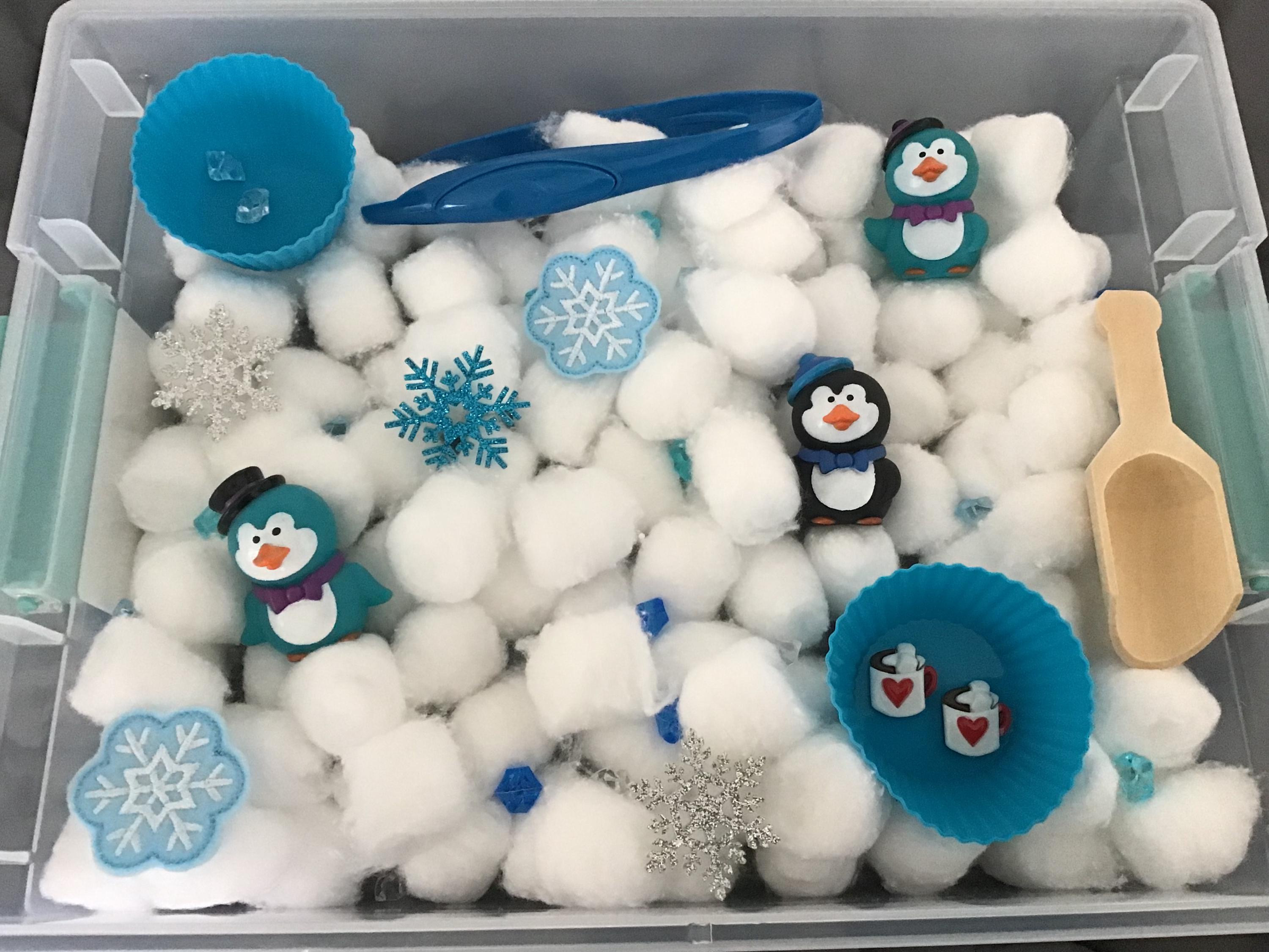 Winter Sensory Bin - Etsy