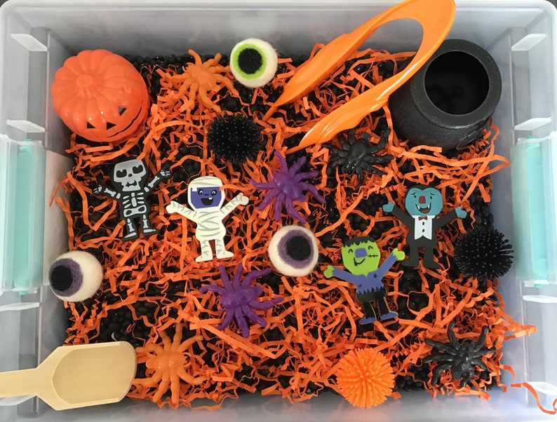 Halloween Sensory Bin - Etsy