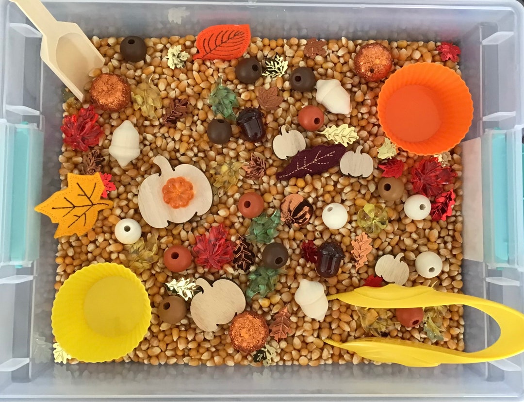 Fall/thanksgiving Sensory Bin - Etsy