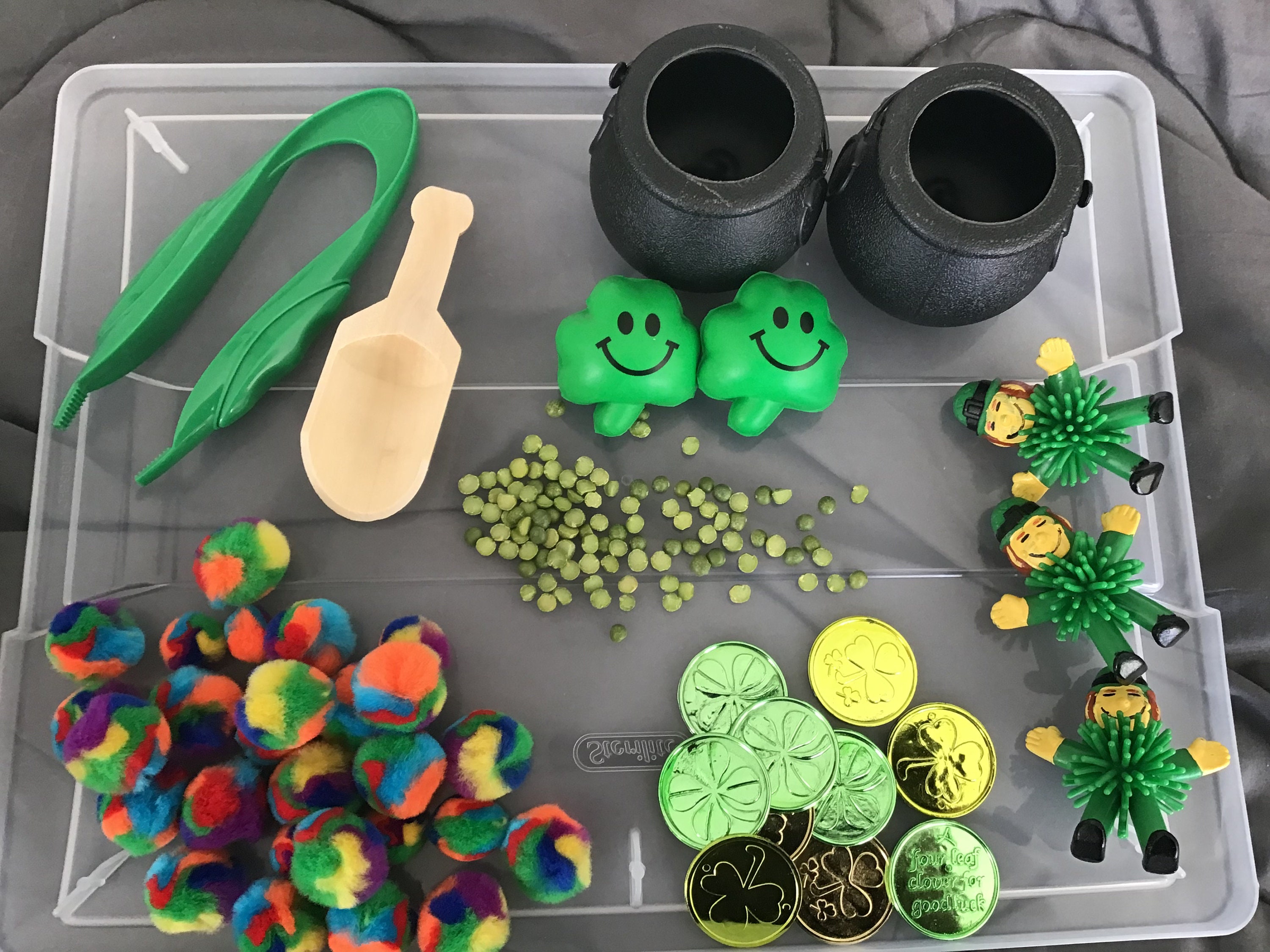Saint Patricks Day Sensory Bin - Etsy
