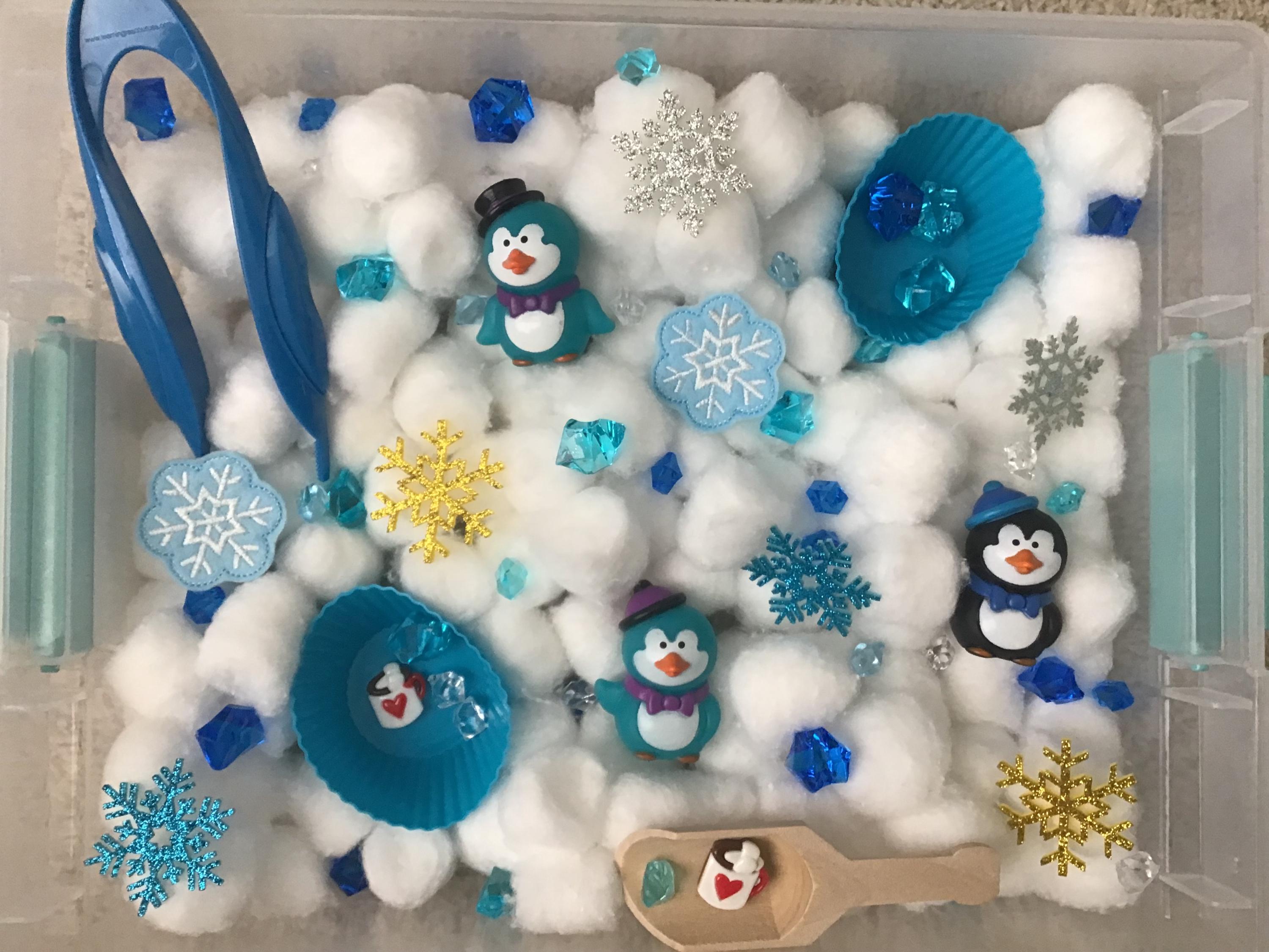 Winter Sensory Bin - Etsy