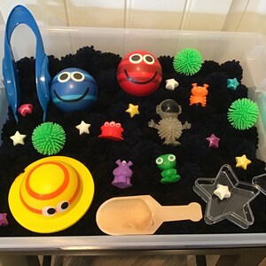 Space Sensory Bin - Etsy