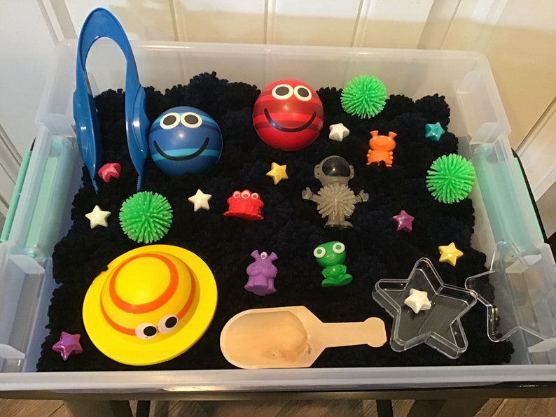 Space Sensory Bin - Etsy