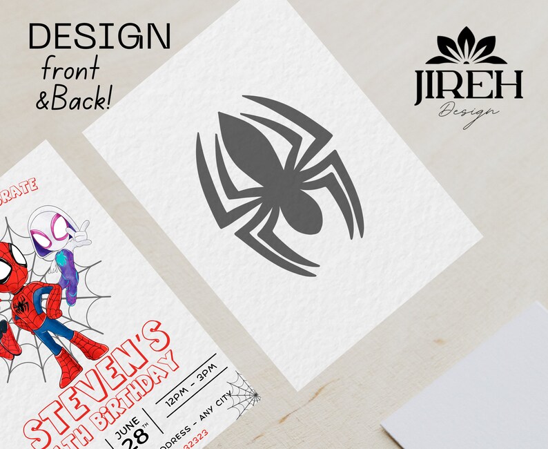 Spidey and His Amazing Friends Birthday Invitation With FREE Spidey ...